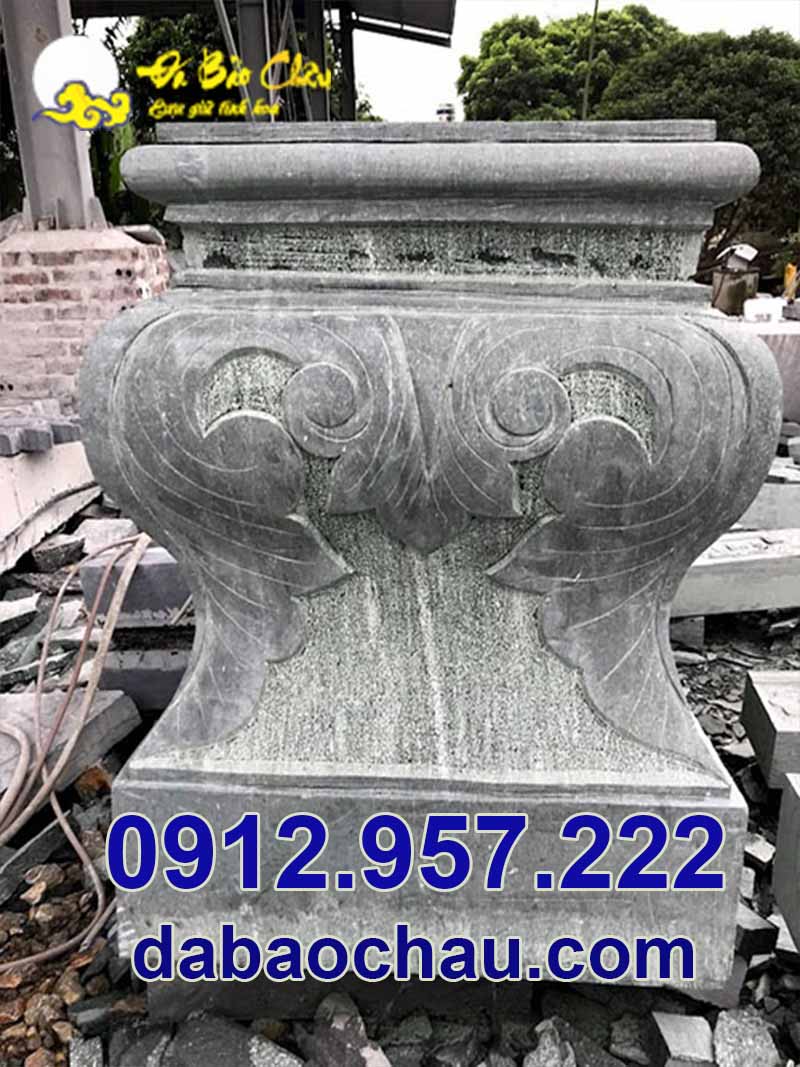 Mẫu cột đá nhà thờ, đình chùa | Kích thước, báo giá cột đá